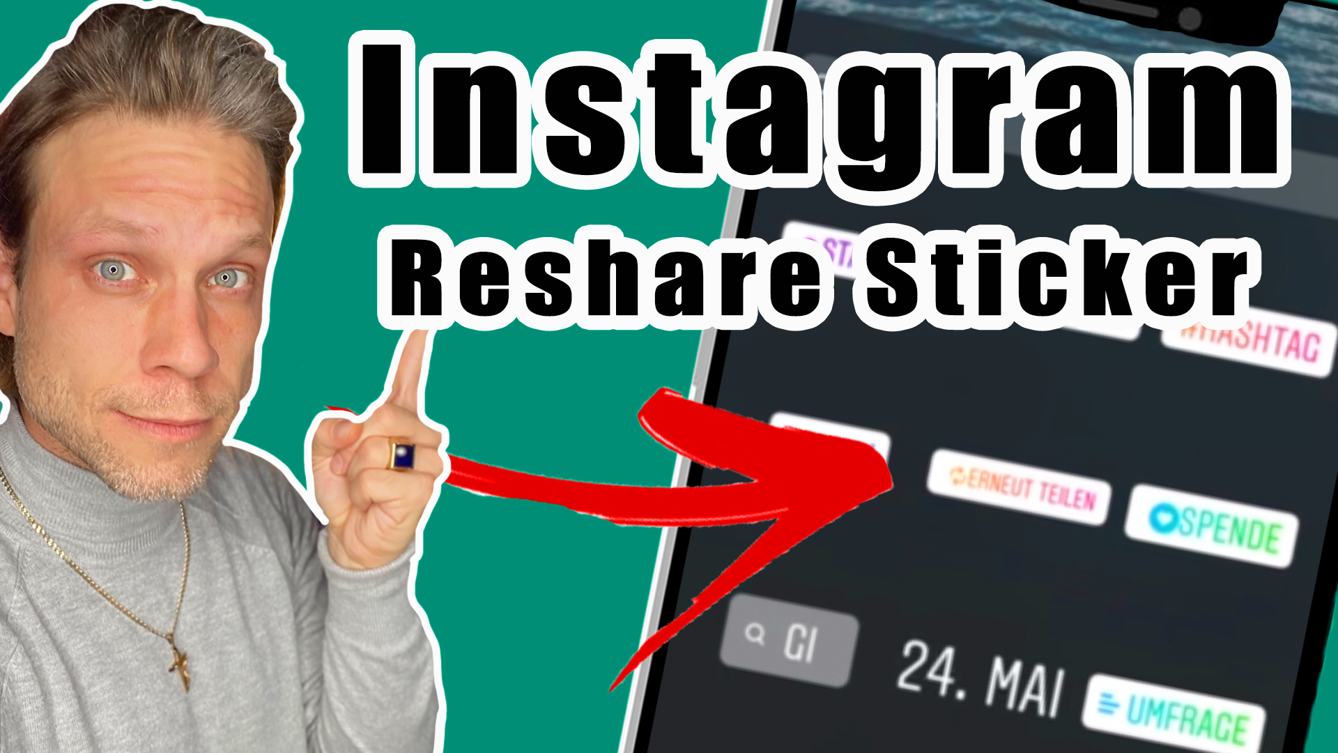 🎲 Instagram Reshare Sticker - Daniel Zoll